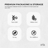 Orku Potassium Chloride Powder - Pure KCL E508 Food Grade Salt Replace